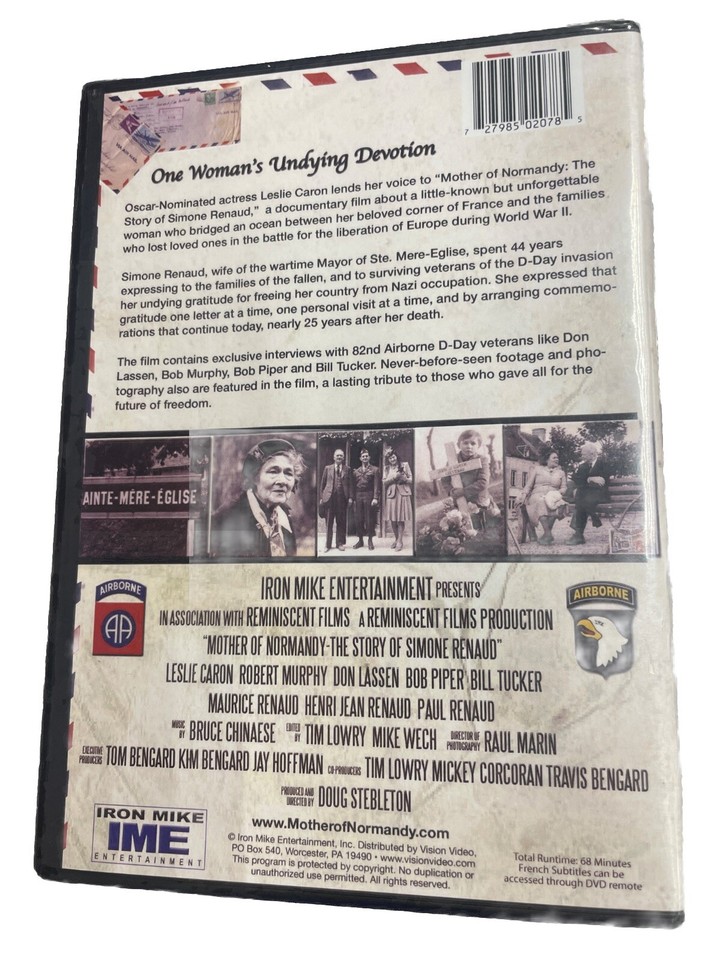 Mother of Normandy NEW DVD The Story of Simone Renaud 727985020785 | eBay