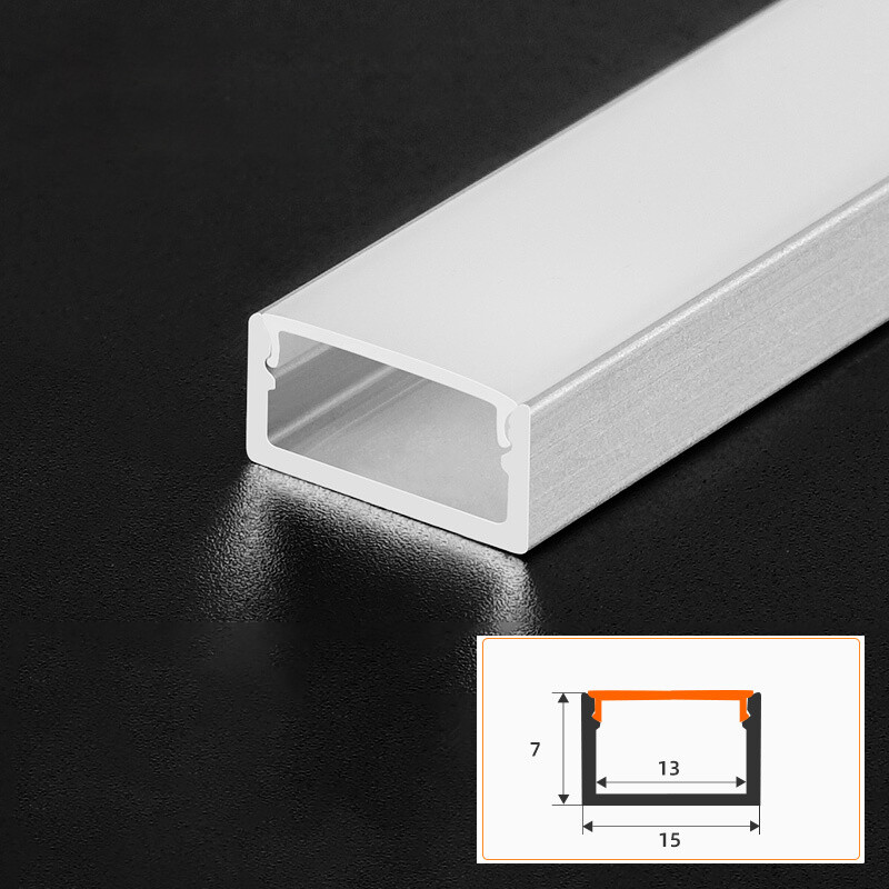 10Pcs 3.3ft Each LED Aluminum Profile Channel Holder with Cover for LED ...