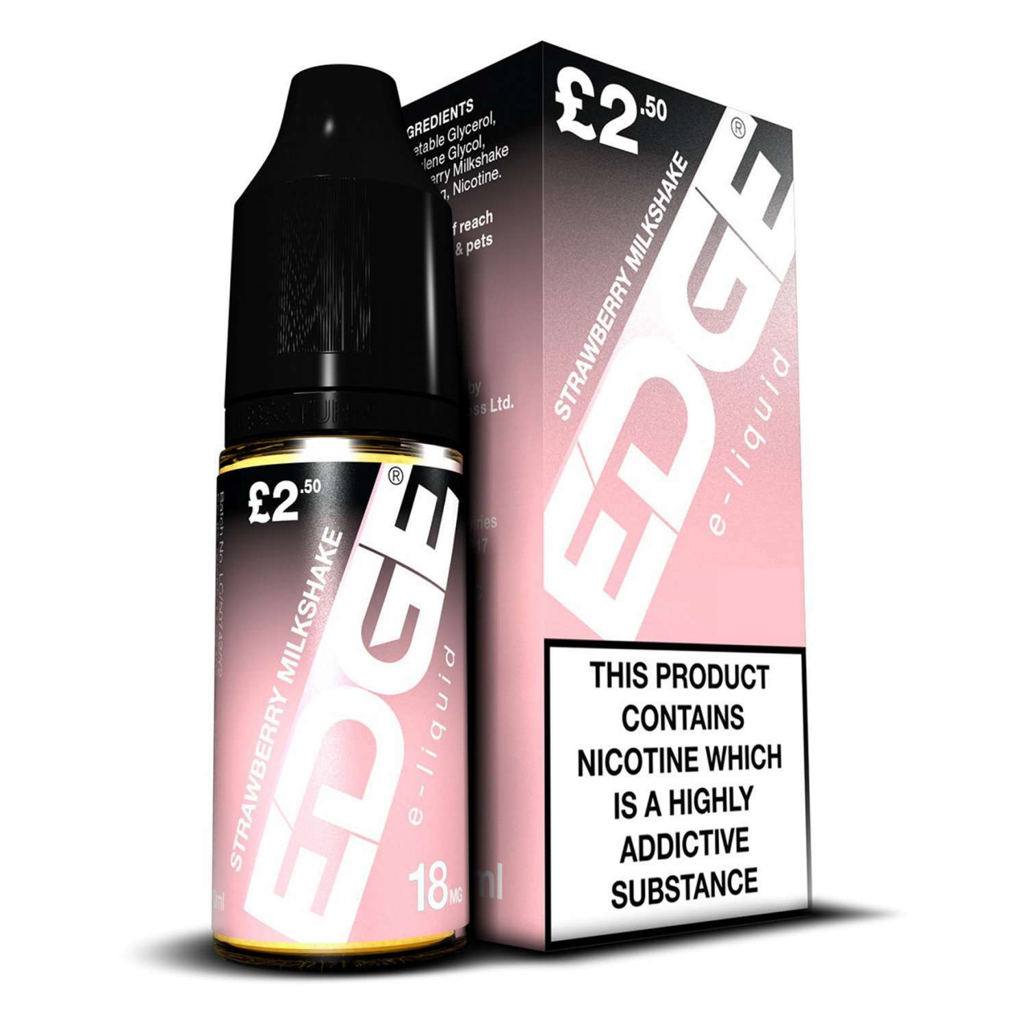 Edge E liquid Vape Juice Flavours 6mg 12mg 18mg Strength 5 or 10 x 10ml ...