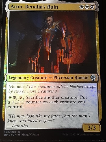 Aron Benalia's Ruin FOIL , Dominaria United ,Near Mint ,MTG,FREE ...