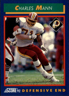 1992 Score #80 Charles Mann - NM | eBay