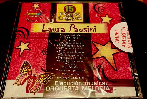 15 Pistas De Cantar Como Laura Pausini Karaoke CD Sealed Fuentes ...