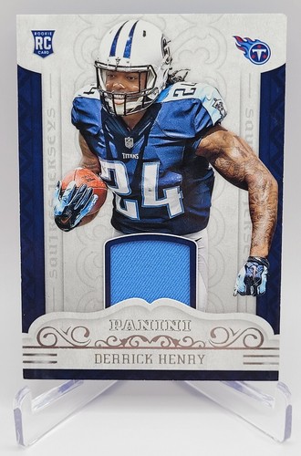 2016 Panini Derrick Henry Squires Rookie Jersey RC #14 Titans | eBay
