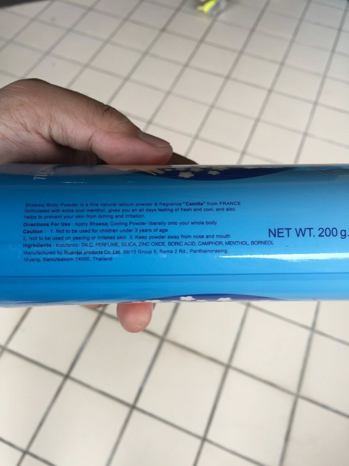 Bhaesaj Cooling Powder Prickly Heat Sweet natural talcum 200g # Camilla ...