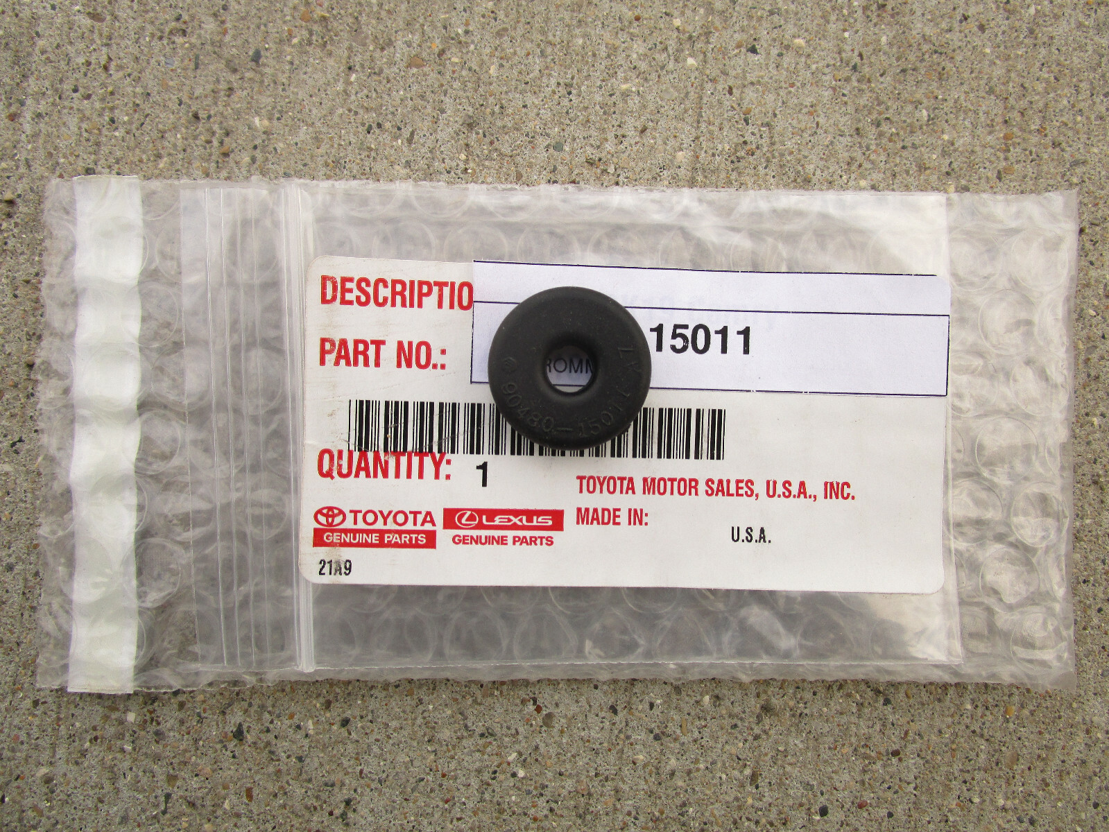 1983-1991 Toyota Camry Hood Support Rod Grommet | QTY=1 | Rubber ...