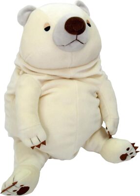 Shinada Global Mochi-Kuma Bear White L size Plush Doll 22×22×30cm NEW ...
