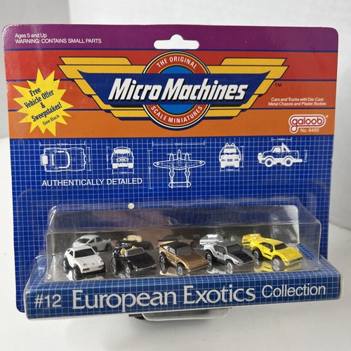 Micro Machines Galoob #12 European Exotics Collection Vintage 1988 ...