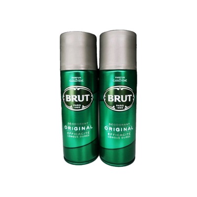 BRUT ORIGINAL DEODORANT BODY SPRAY 2x200ml 3014230021404 | eBay UK