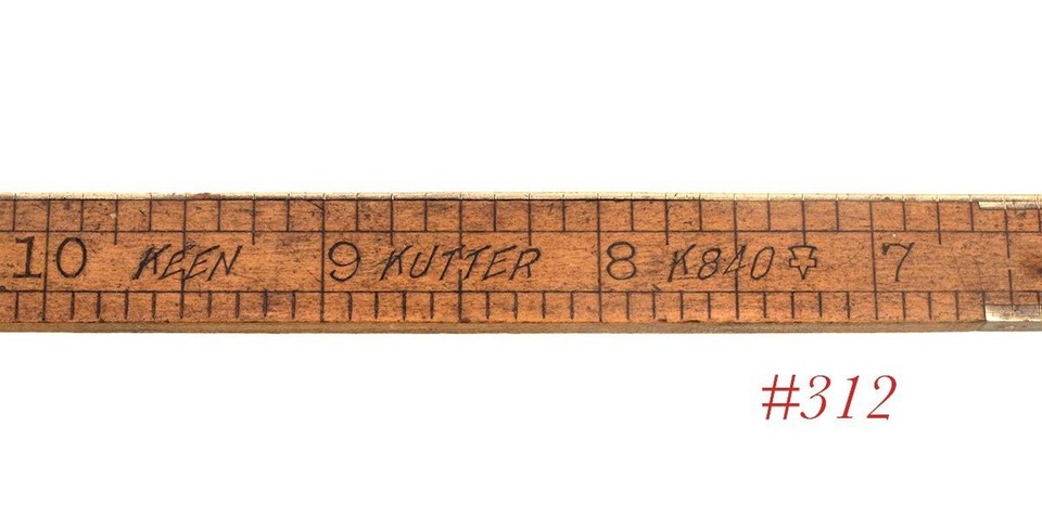 boxwood brass KEEN KUTTER K840 2 foot rule ruler tool | eBay