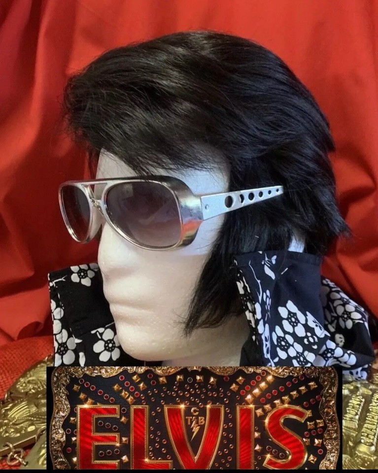 ELVIS 70’s WIG W/sideburns - NEW “Concert Years” ETA | eBay