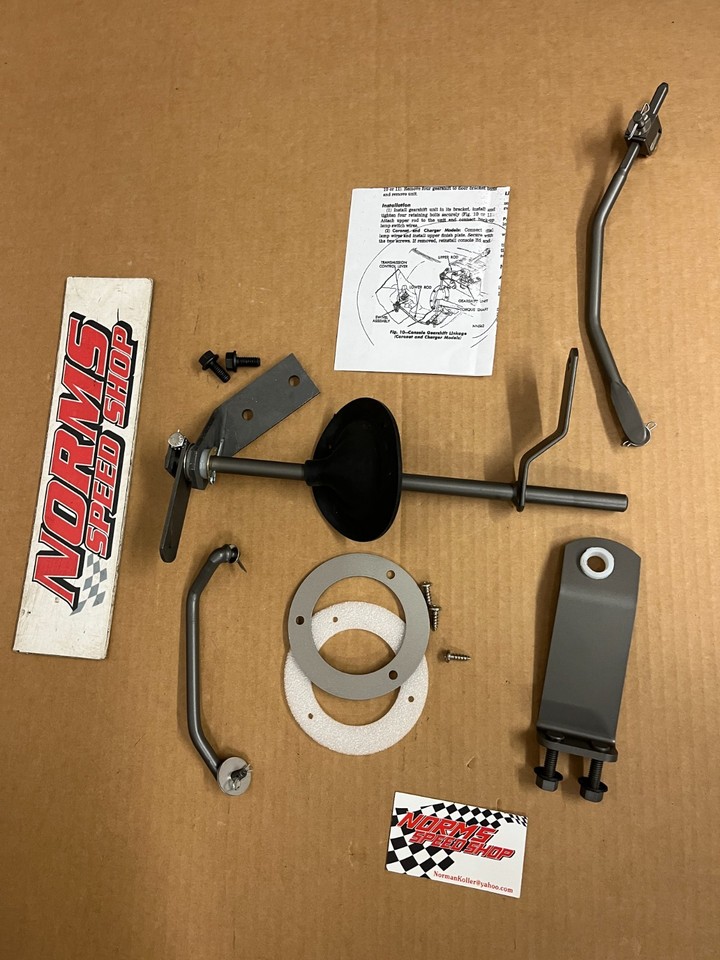 Mopar Console Floor Shifter Linkage Rod Kit A Body Dart Valiant Duster ...