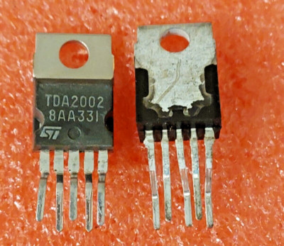 1pcs TDA2002 8 WATT AUDIO POWER AMPLIFIERS Pentawatt Thomson. | eBay