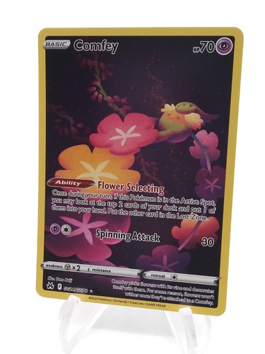 Comfey - GG14/GG70 Crown Zenith Full Art Holo Rare Pokemon Card NM | eBay