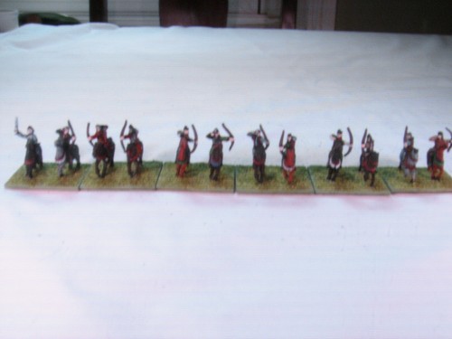 6 Bases (12 Figures) Painted 15mm Emishi/Samurai Light Cavalry | eBay