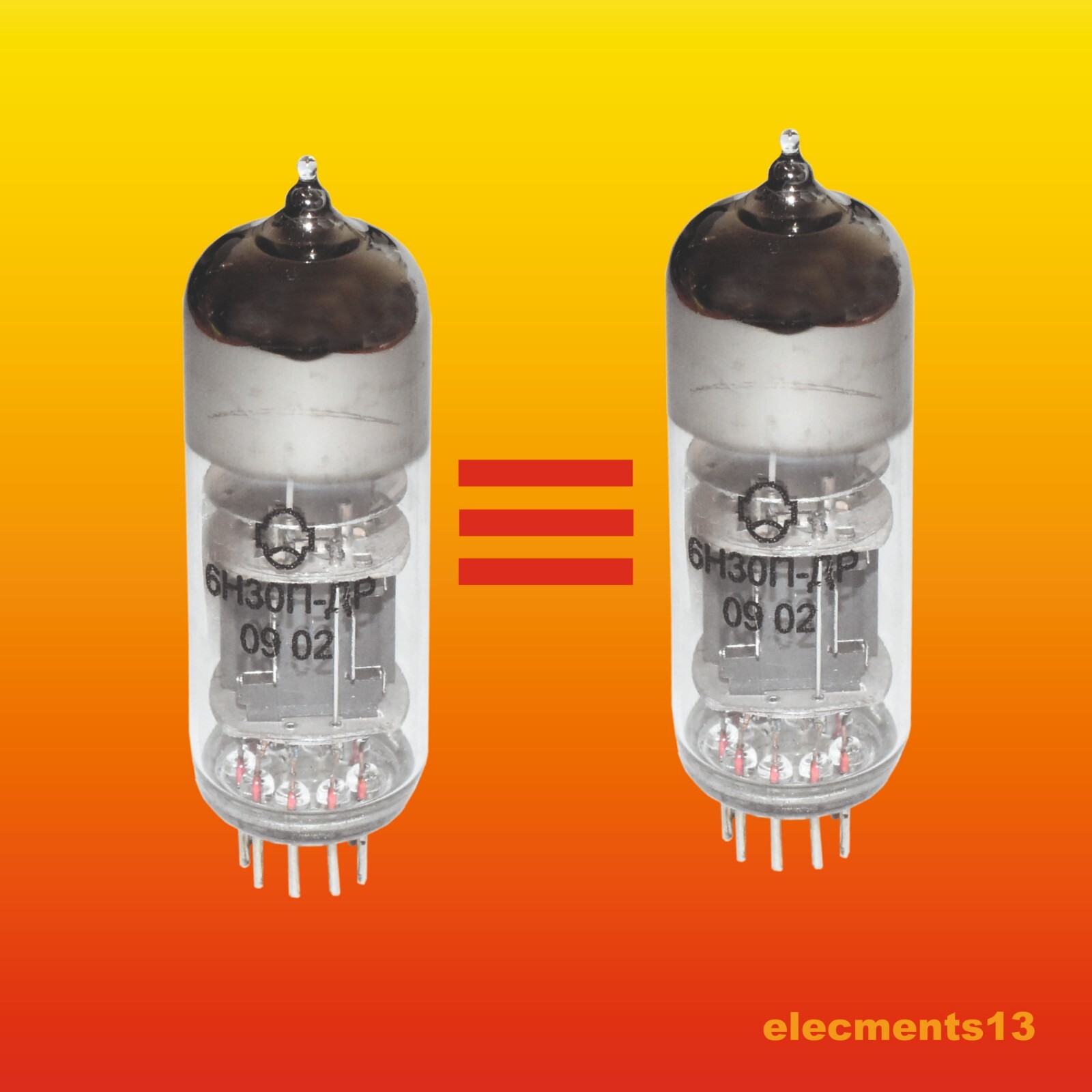 6N30P-DR STRONG MATCHED PAIR SUPER LONG LIFE TUBE = ECC99 = E182CC | eBay