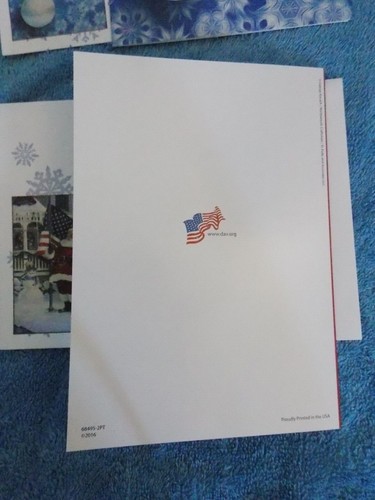 New DAV Disabled American Veterans 5 Christmas Cards & Matching ...