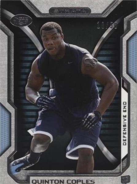 2012 Topps Strata - Blue #9 Quinton Coples /50 (RC) for sale online | eBay
