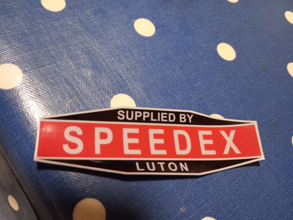 Austin 7 Seven Speedex of Luton reproduction decal badge pair | eBay