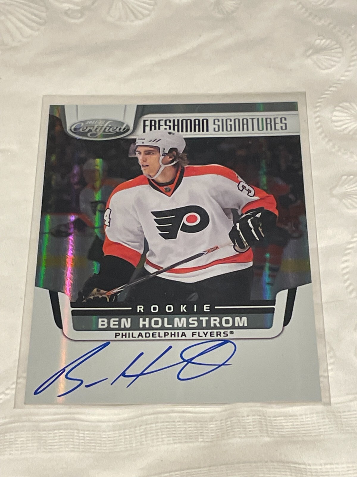 2011-12 Certified Freshman Signatures Ben Holmstrom #175 Rookie Auto RC ...