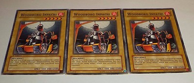 3X Woodborg Inpachi RDS-EN001 - Yugioh Yu Gi Oh! 3 Playset | eBay