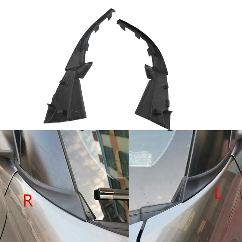 2Pcs Front Windshield Wiper Cowl Trim Water Deflector Plate Neck Trim ...