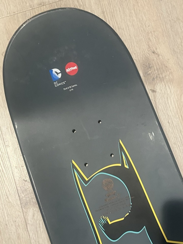 RARE Batman Daewon Song DC Comics Almost Skateboard Deck Matte Gray Marvel | eBay