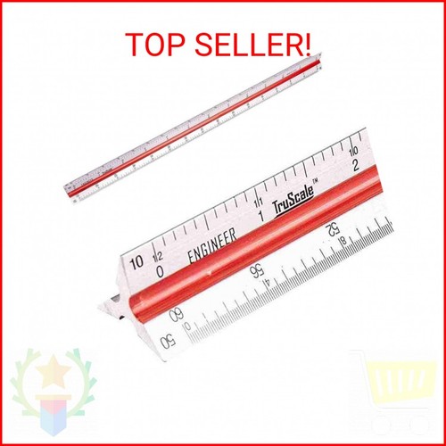 Triangular Engineering Scale Aluminum Ruler for Architects, Engineers ...