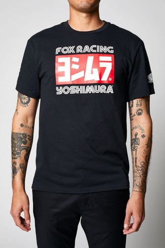 Fox Racing Yoshimura Honda T-Shirt Black Size 2XL Men's Short Sleeve ...