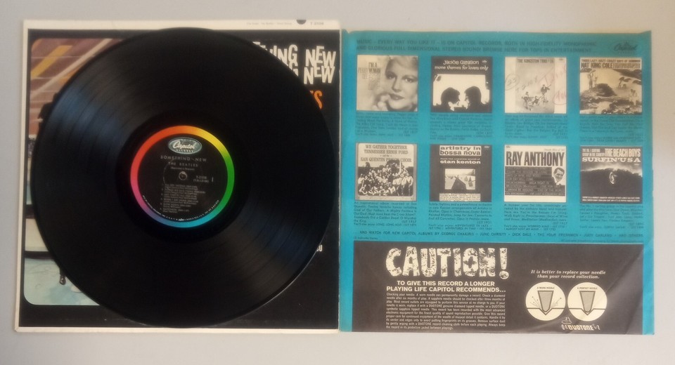 1964 The Beatles Something New [First Press Vinyl] Capitol ST 2108 LP ...