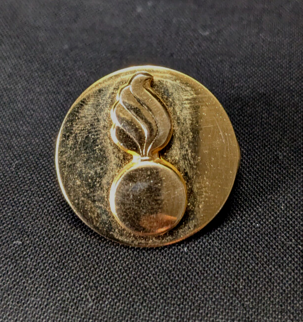 US Military Army Enlisted Insignia Gold Tone Metal Collar Lapel Pins 2 ...