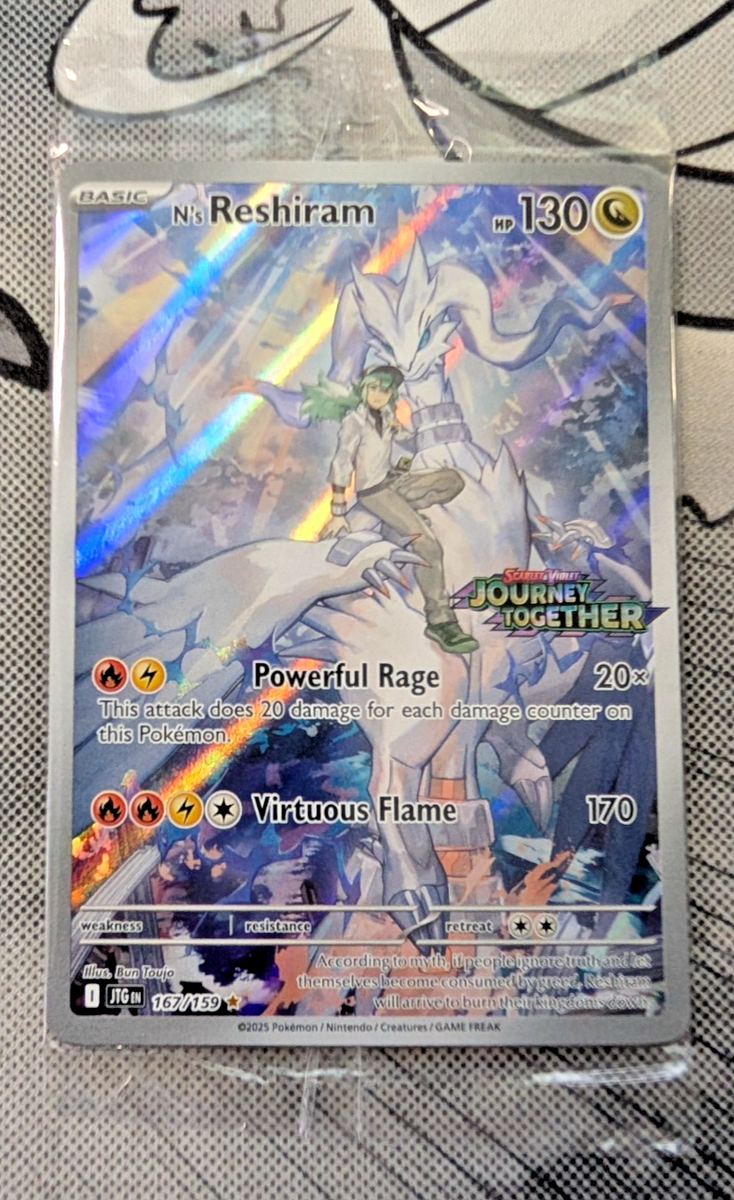 Pokémon N Agus Reshiram N' Reshiram 2025 Pokemon Journey Together