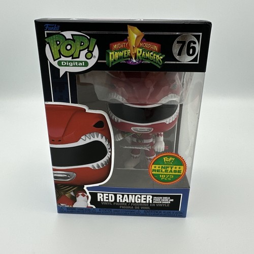 Funko Pop! Digital Power Rangers Red Ranger Dragon Dagger #76 Legendary ...