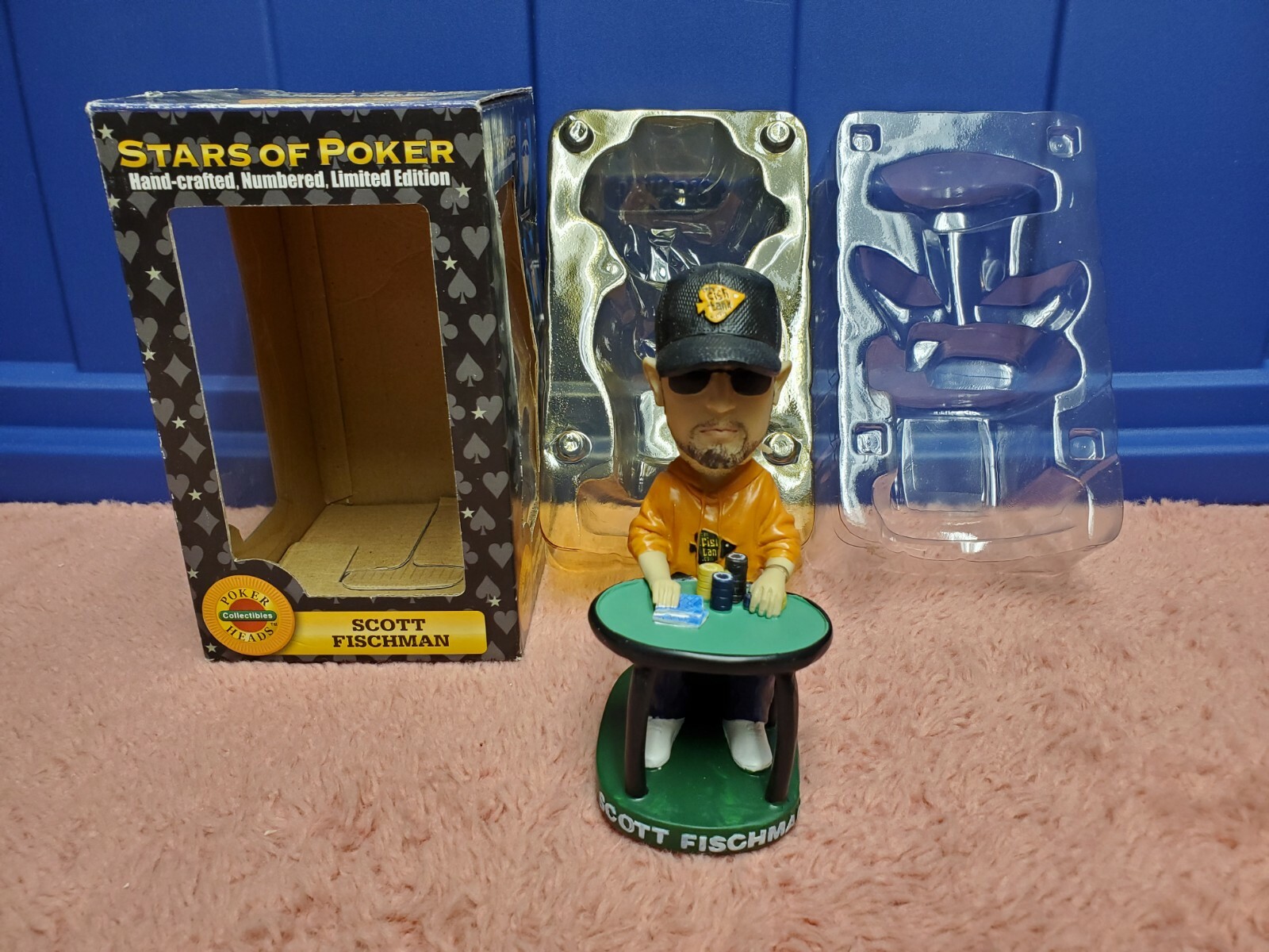 Stars Of Poker Scott Fischman Bobblehead Poker Heads Collectibles ...