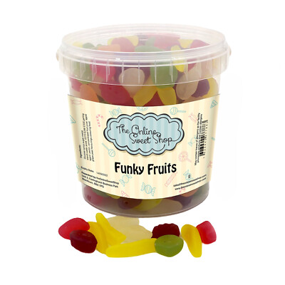 Funky Fruits Sweets Bucket Pick and Mix Candy Retro Party Treats | eBay UK