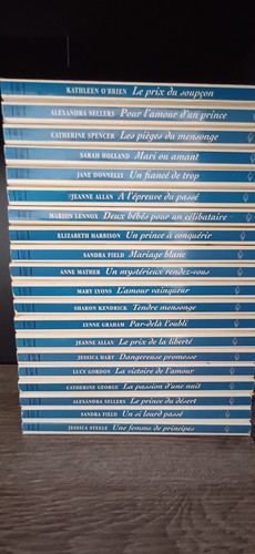 LOT 20 LIVRES HARLEQUIN COLLECTION AZUR - BON ETAT - REP 2102 | eBay