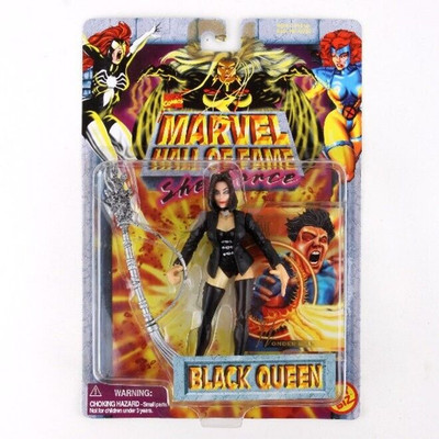 NEW 1996 Marvel Black Queen Hall of Fame She-Force Action Figure by Toy ...