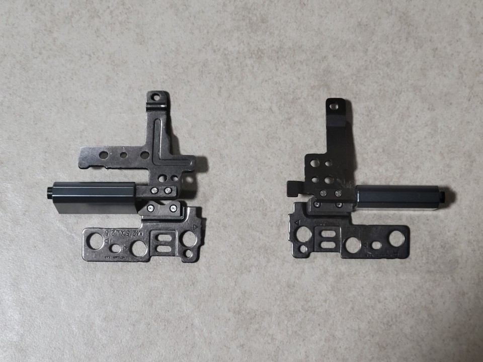 GENUINE DELL INSPIRON P126G LAPTOP HINGE SET PAIR SILVER | eBay