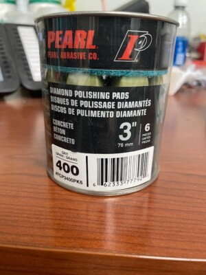 PEARL DIAMOND POLISHING PADS 3" FCP3400PK6 6PACK | eBay