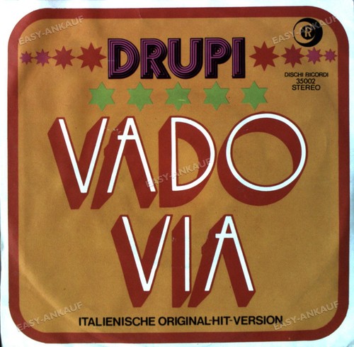 Drupi - Vado Via (Version Original) 7in (VG/VG) . | eBay