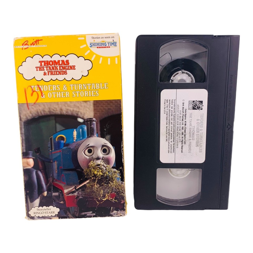 Thomas the Tank Engine Tenders and Turntables VHS Tape 1989 Train ...