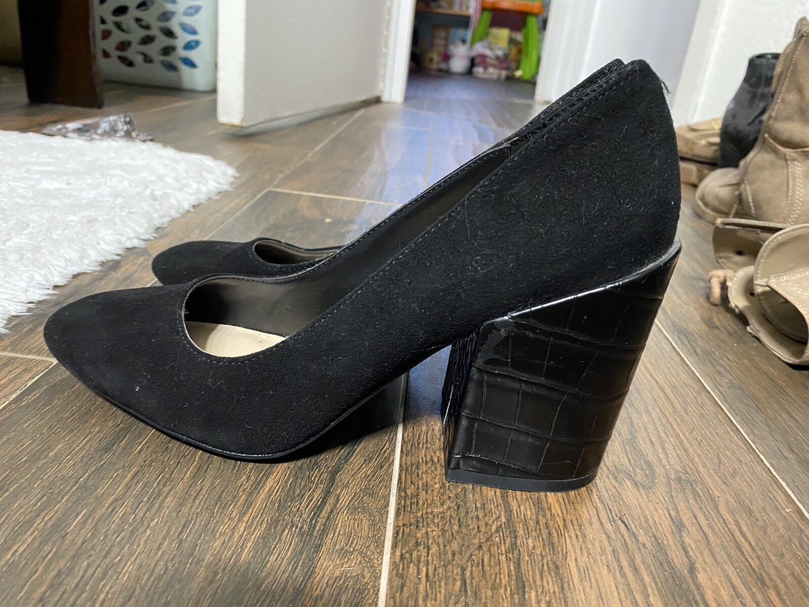 Block Heel Shoes - Gem