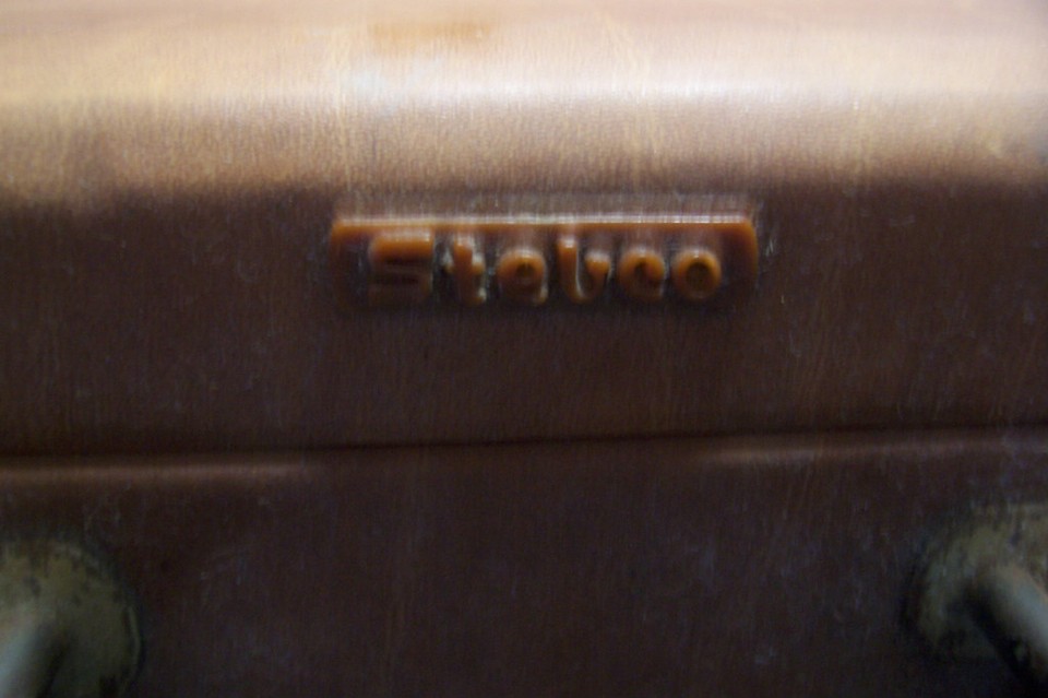 Retro Vintage Stebco Briefcase Light Brown Leather 0021010 | eBay