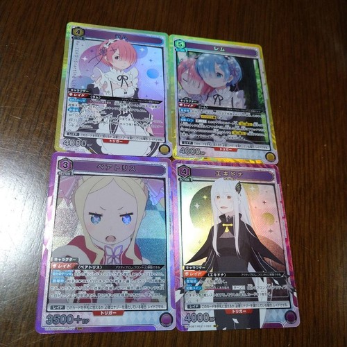 UNION ARENA RE:ZERO RAM REM BEATRICE ECHIDNA SR | eBay