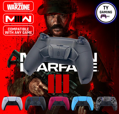 PS5 DualSense WITH four back buttons paddles. Scuff style. Extremerate ...