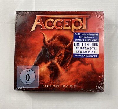 Blind Rage by Accept (CD, 2014) Brand New Unopened 727361319502 | eBay Australia
