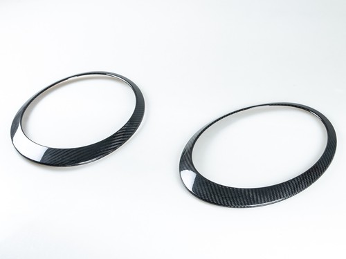 Carbon Fiber Headlight Frame Trim For Mini Cooper R55 R56 R57 R58 R59 ...