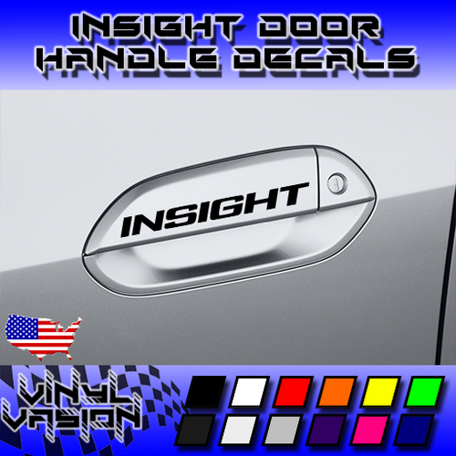 4x Door Handle Decal Sticker for Insight 2009-2021 Honda LX EX Touring ...