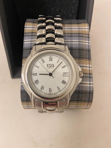 ESQ by Movado Stainless Steel Watches for Men | eBay