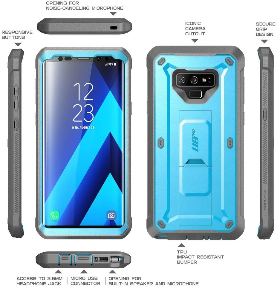 SUPCASE for Samsung Galaxy Note 9 Full Body Rugged Screen Case Hard ...