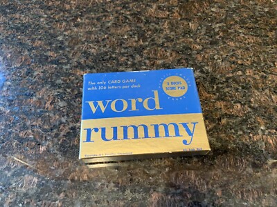 Vintage 1952 Word Rummy Card Game Both Decks are Sealed Nice! | eBay